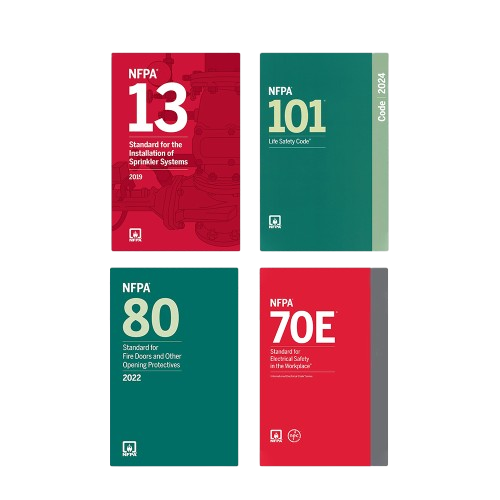 NFPA Life Safety & Fire Protection Code Set – NFPA 13, 101, 80 & 70E ...