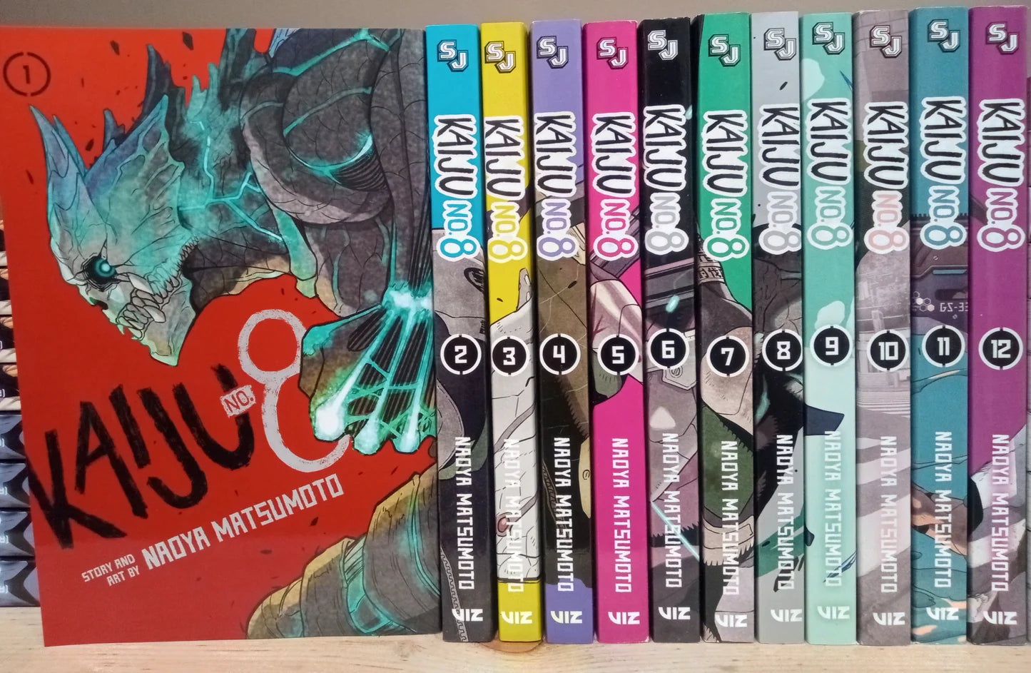 Kaiju No. 8 Manga Vol. 1-12 Manga Full/Loose Set English by Naoya Mats ...