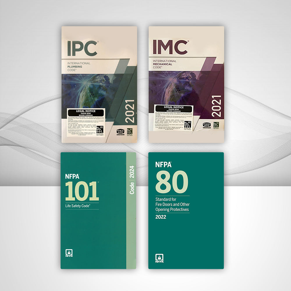 Plumbing, Mechanical & Fire Safety Compliance Set (IPC 2021 + IMC 2021 ...
